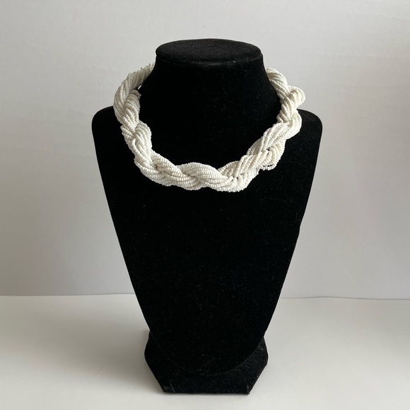 Jewelry | 5s White Multi Strand Rope Beaded Necklace | Poshmark